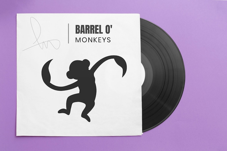 Barrel Monkey - SVG, PNG, File Digital Download - Etsy