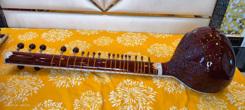 Premium Sitar - Pandit Ravishankar Style With Hardcase - Etsy UK