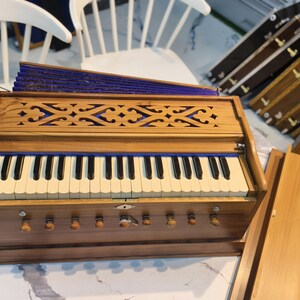 2line Professional Copler Harmonium Professional Teakwood Colour With ...