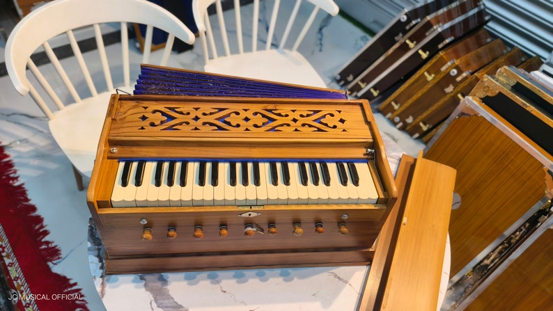 2line Professional Copler Harmonium Professional Teakwood Colour With ...