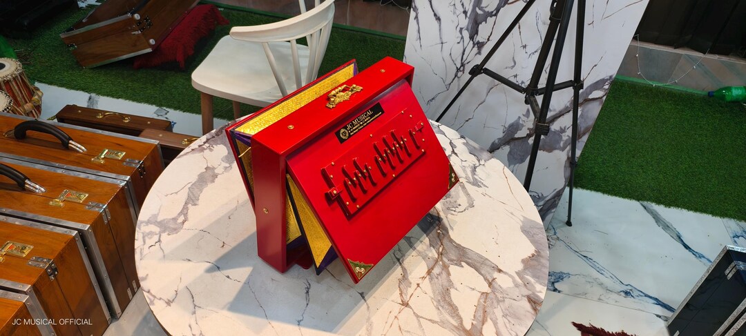 Red Shruti Box, 1 Octave Large Size,lower Octave Notes - Etsy