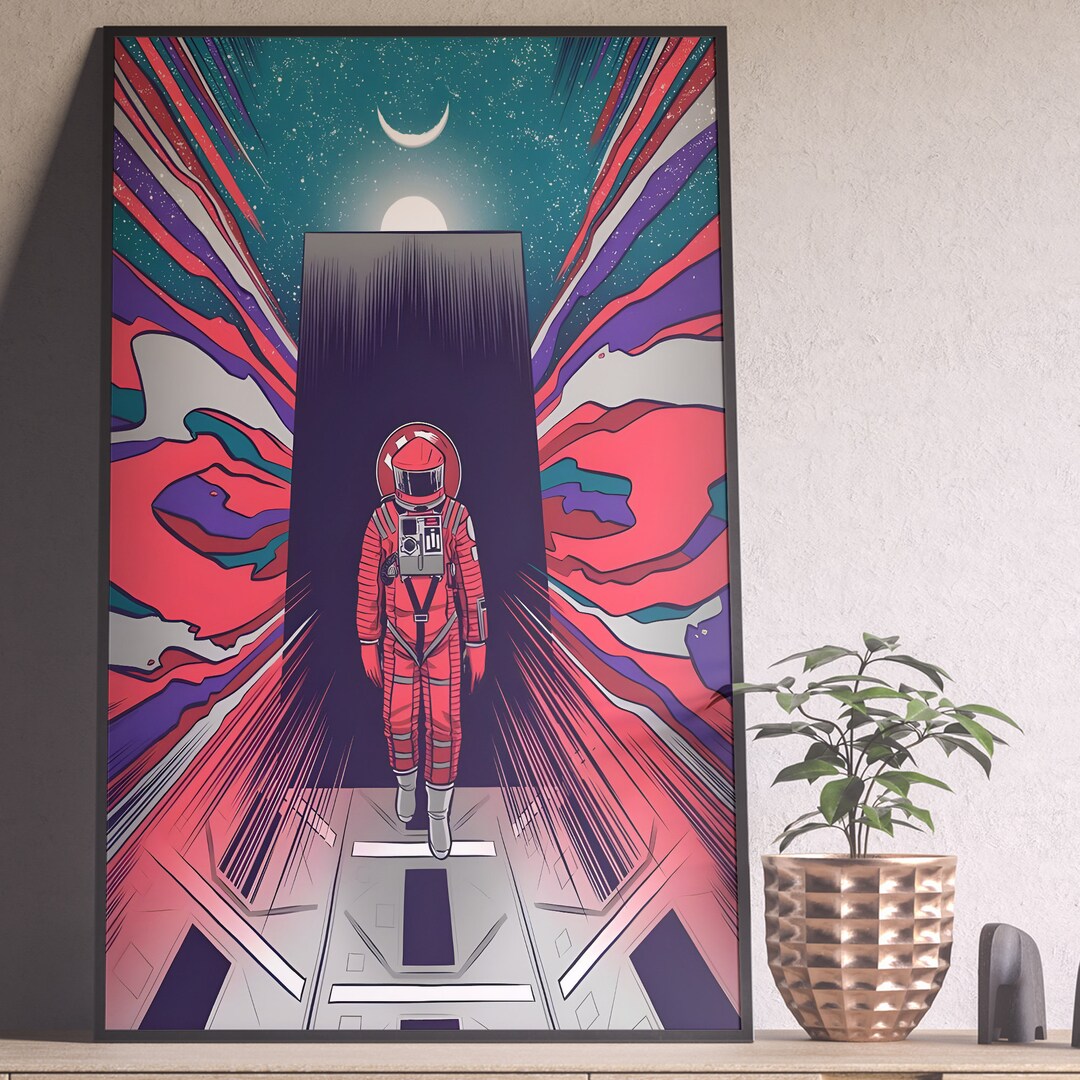 2001 A Space Odyssey Poster Space Odyssey Minimalist Poster - Etsy