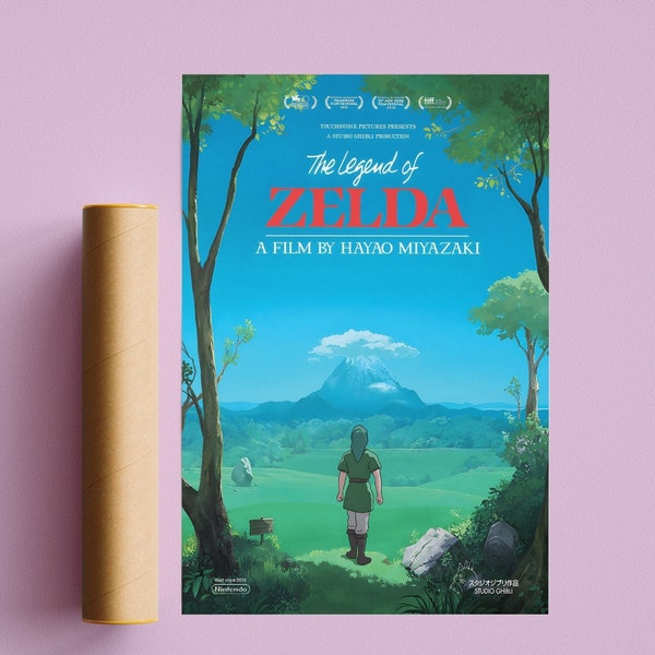Legend of Zelda Travel Poster - Etsy