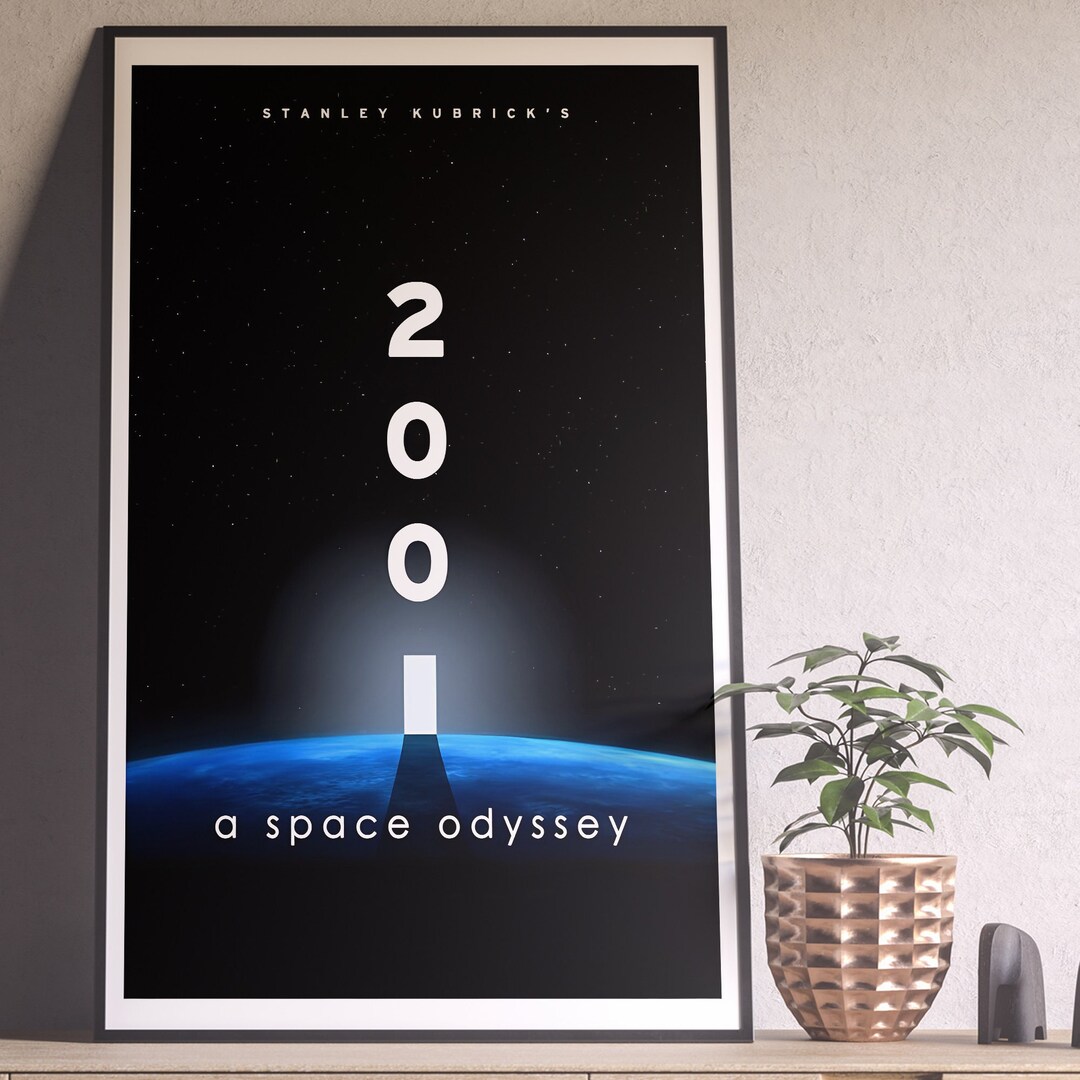 2001 A Space Odyssey Poster Space Odyssey Minimalist Poster - Etsy