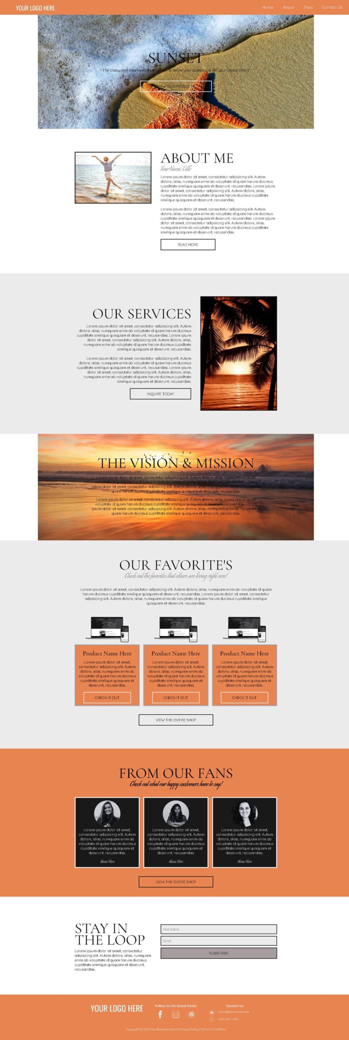 Welcome to Website/funnel Kit Sunset! One Click Into Systeme.io Account ...