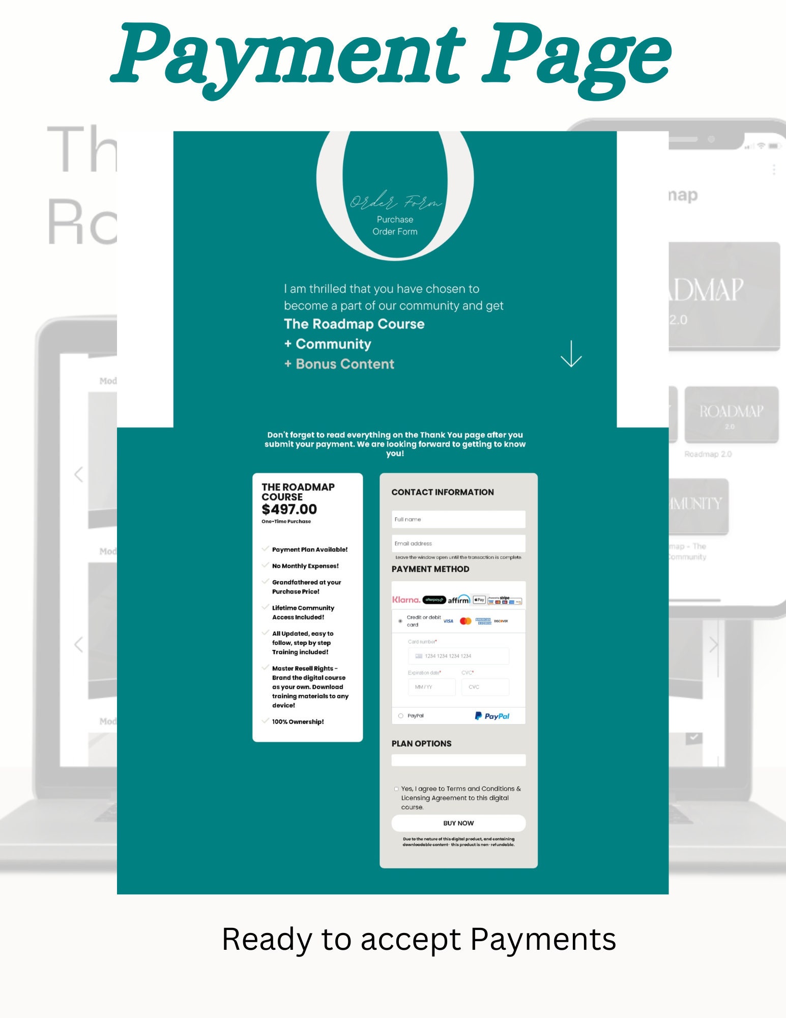 Roadmap Teal Funnel Website DFY 1-click Import Into Systeme.io. BONUSES ...