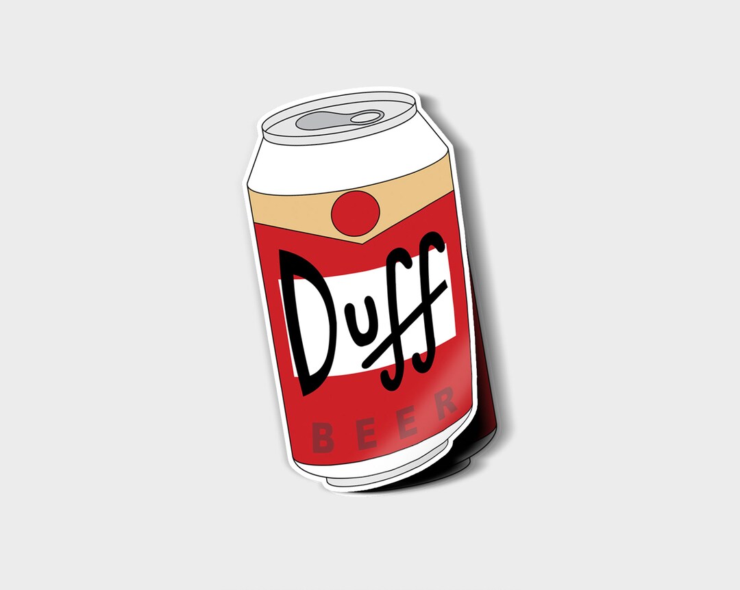 Duff Beer Sticker Vinyl Sticker Waterproof Stickers - Etsy