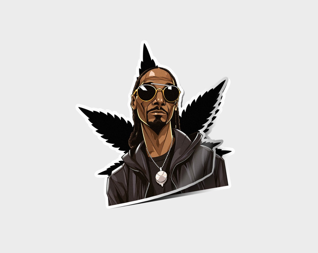 Snoop Dogg Sticker Vinyl Sticker Waterproof Stickers - Etsy