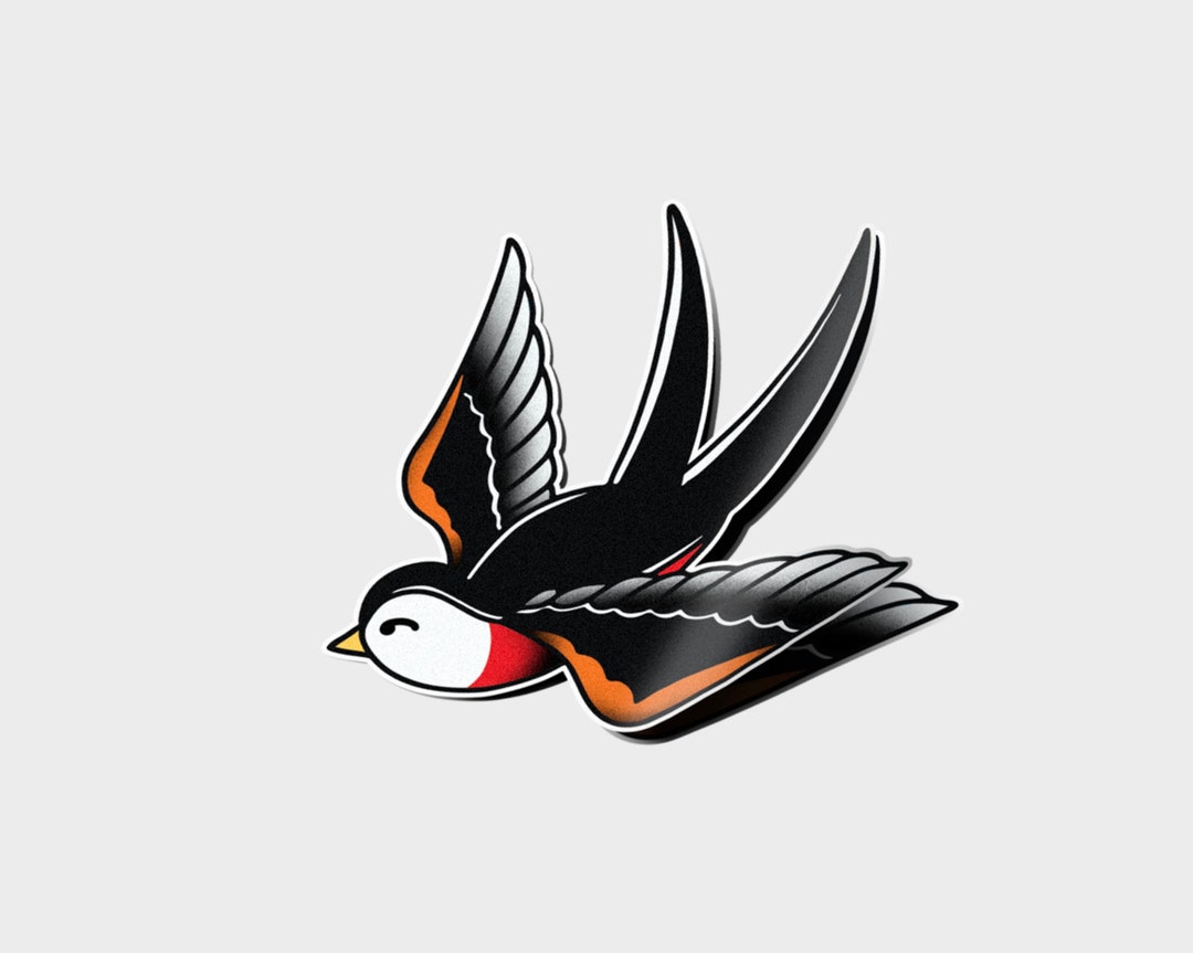 Sparrow Sticker by Primitivart Vinyl Sticker Waterproof - Etsy