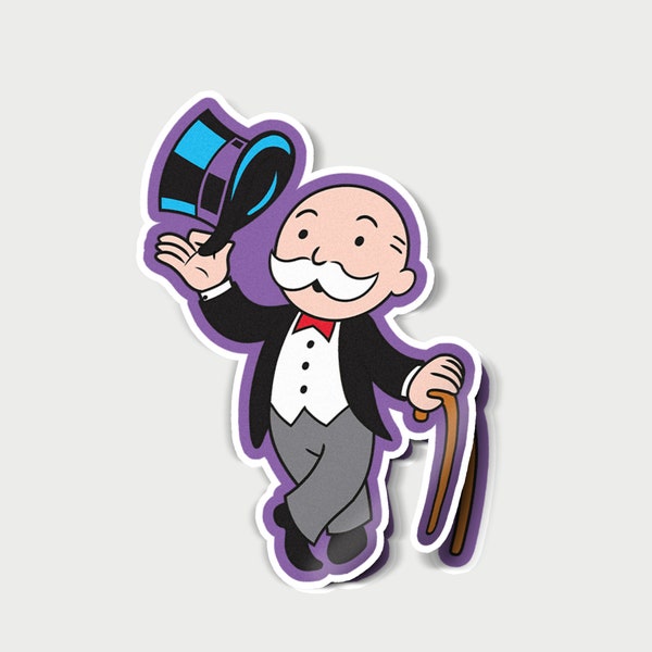 Monopoly Sticker - Etsy