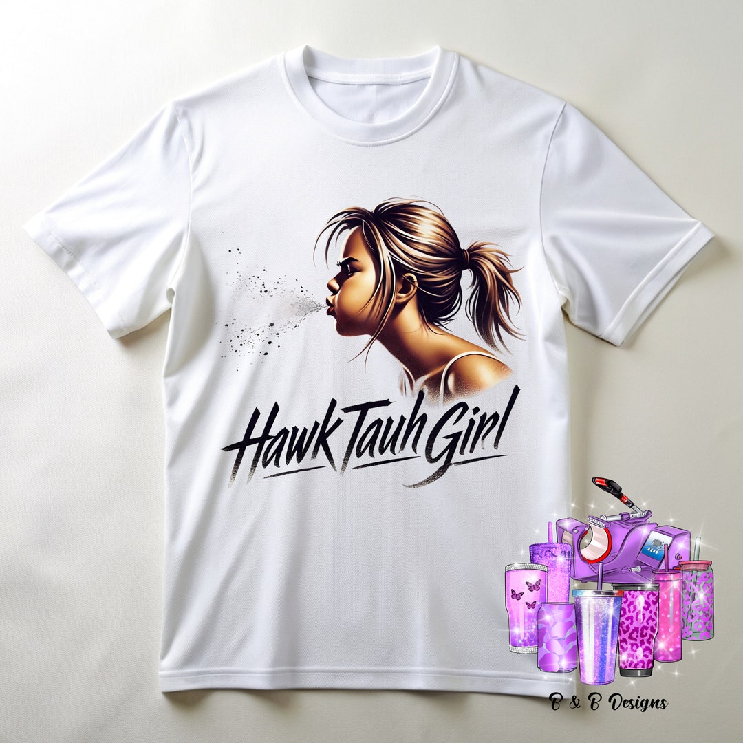 Hawk Tauh Girl T Shirt Design Digital Download Instant Download Png