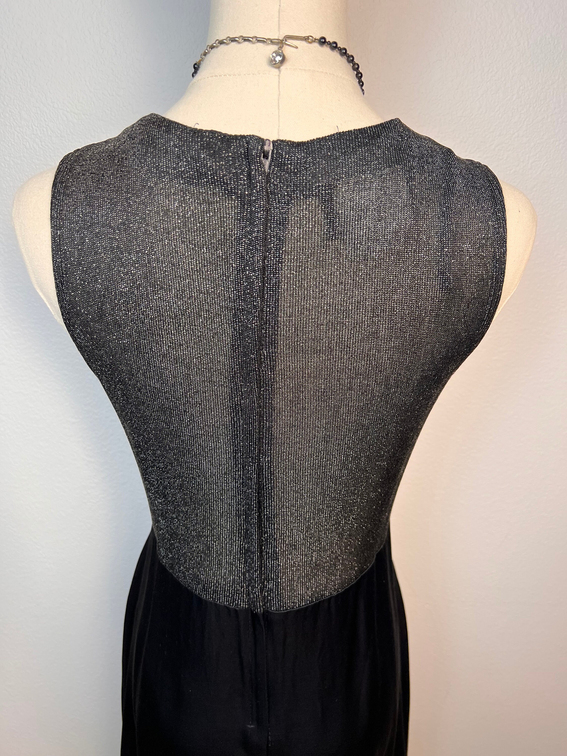 Vintage 90s Y2K Ms Choice California Black Lurex Dress - Etsy