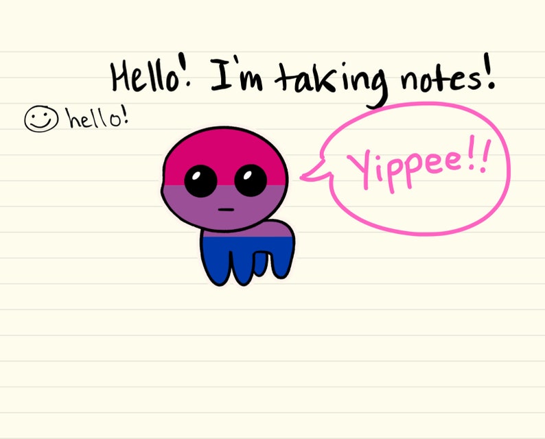 Yippee TBH Autism Creature LGBTQ Pride Stickers Cute Kawaii Funny ...