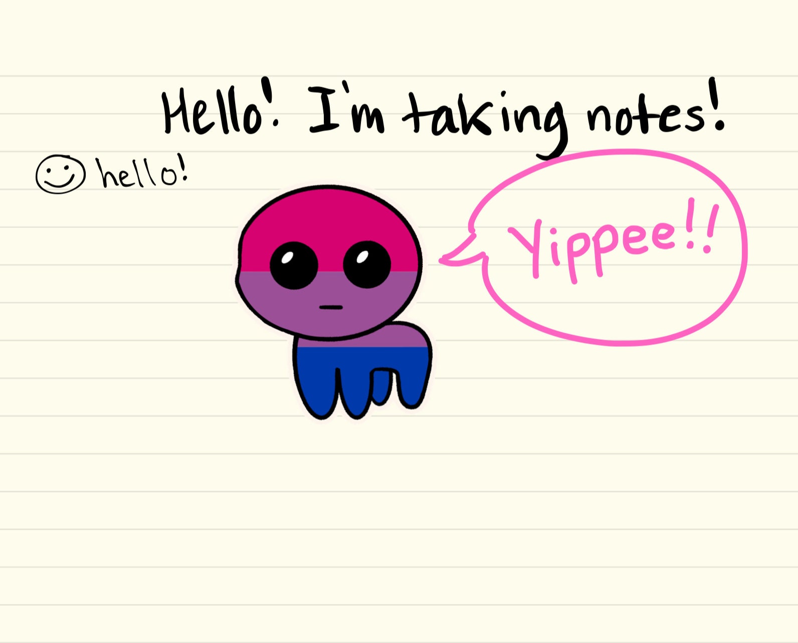 Yippee TBH Autism Creature LGBTQ Pride Stickers Cute Kawaii Funny ...