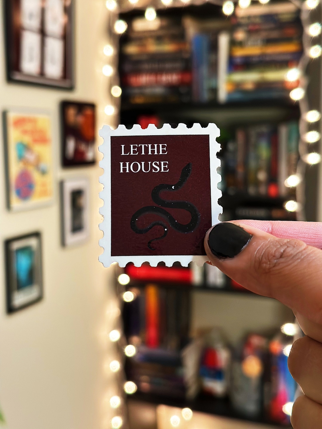 Ninth House "lethe House" Stamp Sticker - Leigh Bardugo | Book Stickers ...