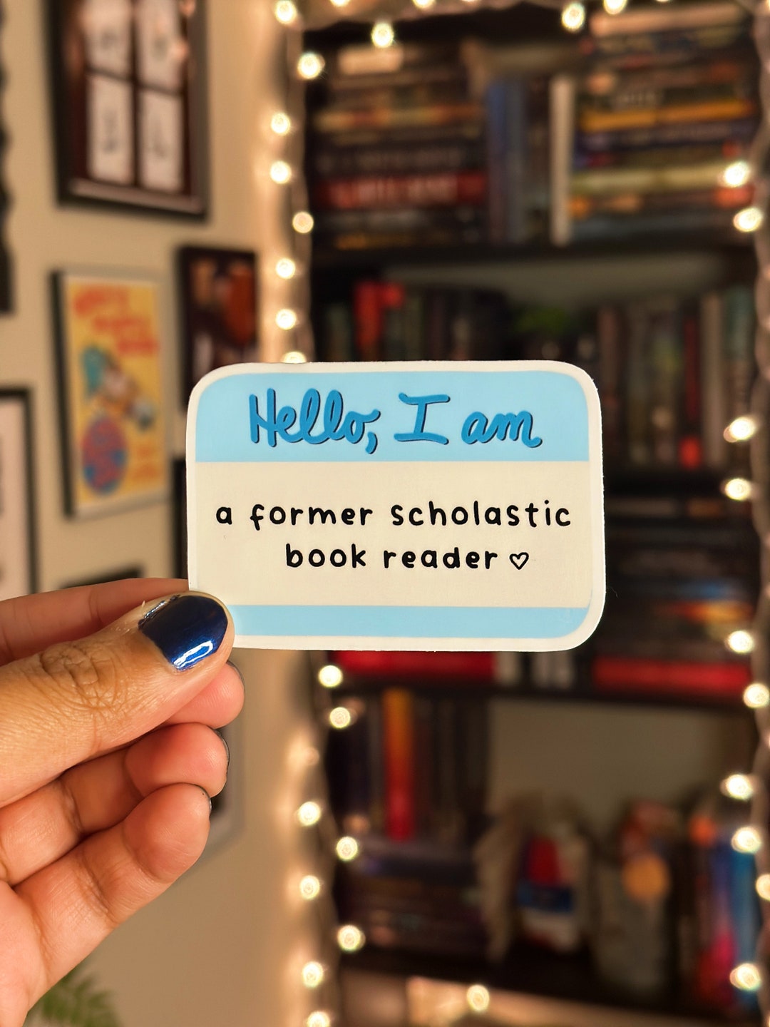 Former Scholastic Book Reader Sticker | Glossy Vinyl - Etsy