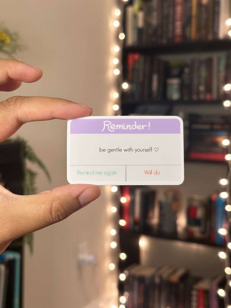 Be Gentle With Yourself Sticker Mental Health Stickers - Etsy