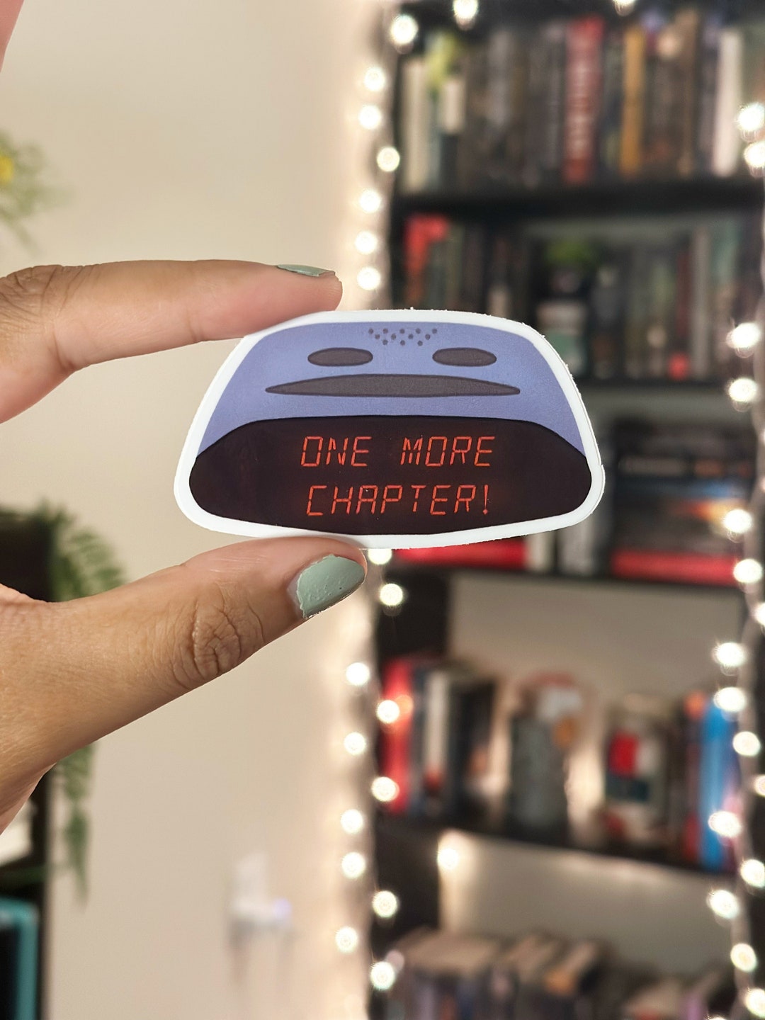 One More Chapter Sticker | Book Stickers, Bookish Decal, Book Sticker ...