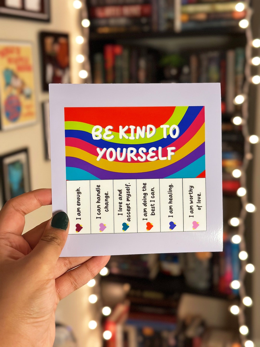 Be Kind to Yourself Sticker Sheet | Mental Health Stickers, Sticker ...