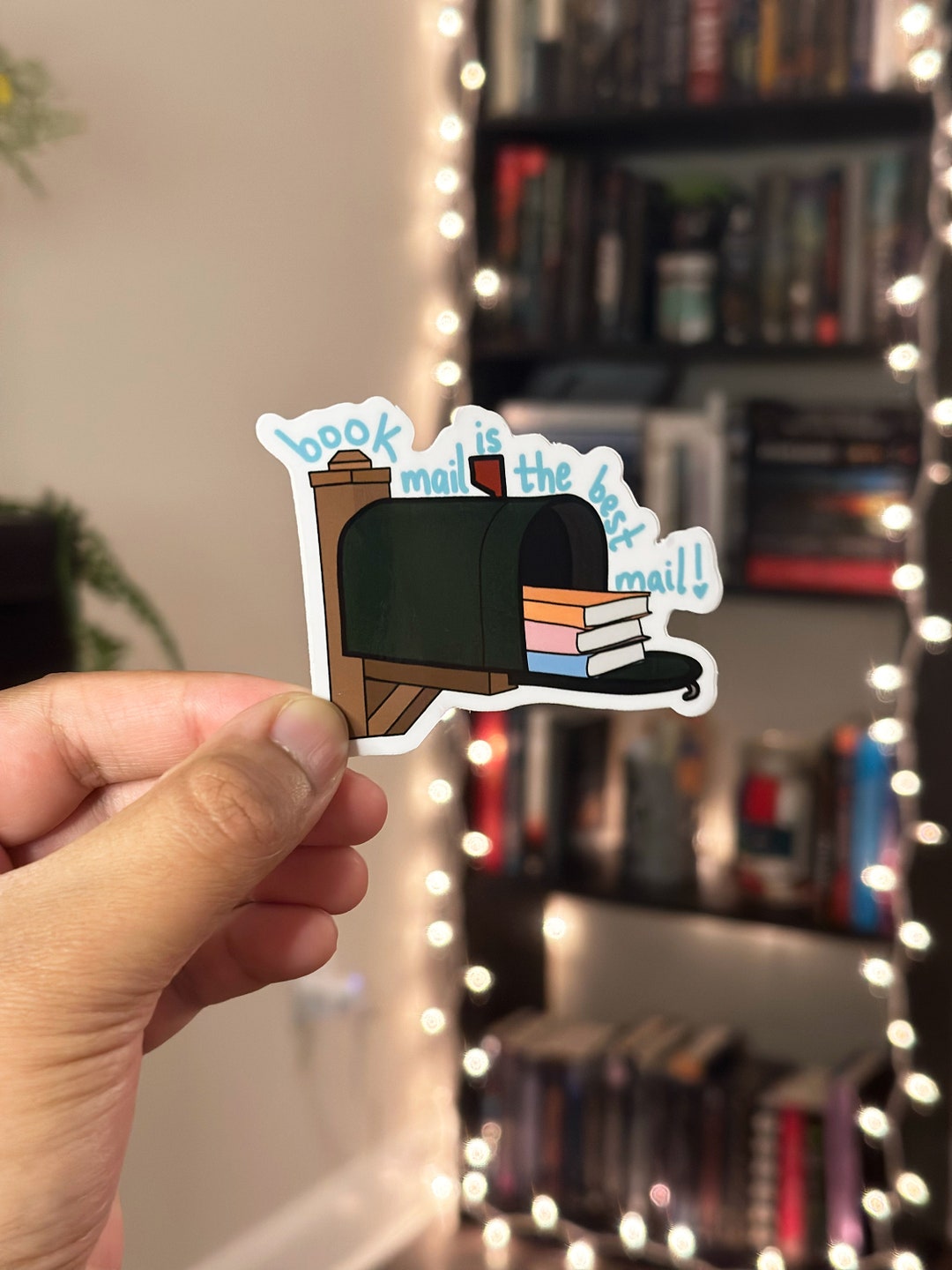 Book Mail Sticker Book Stickers, Bookish Decal, Book Sticker, Laptop ...