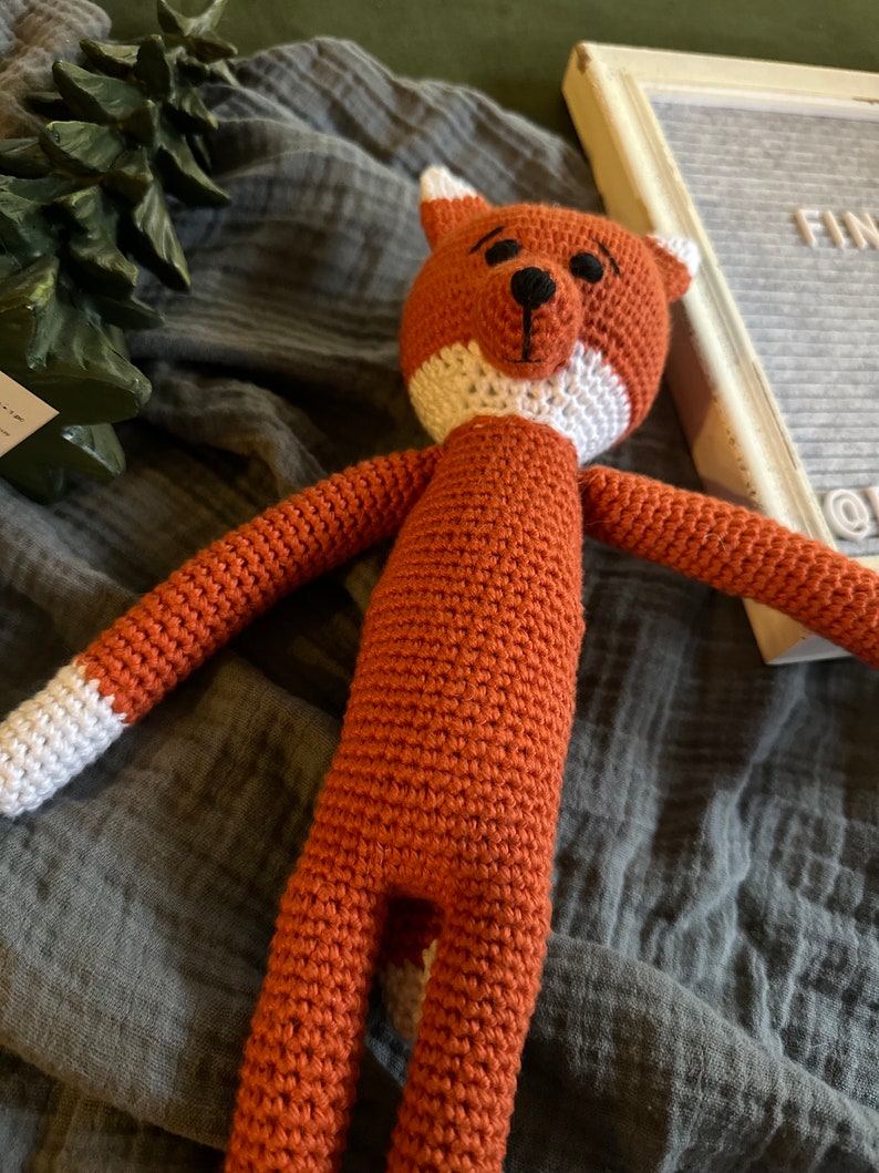 Finnegan Fox | Woodland Amigurumi Stuffed Animal Toy | Long Legged ...
