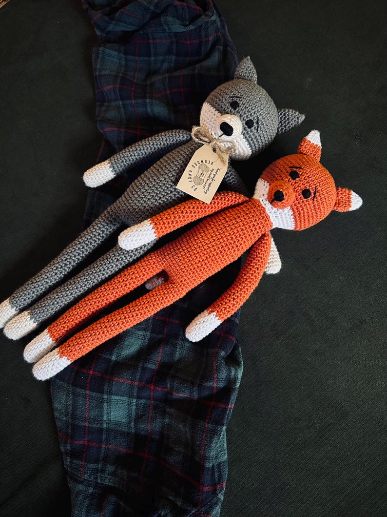 Finnegan Fox | Woodland Amigurumi Stuffed Animal Toy | Long Legged ...