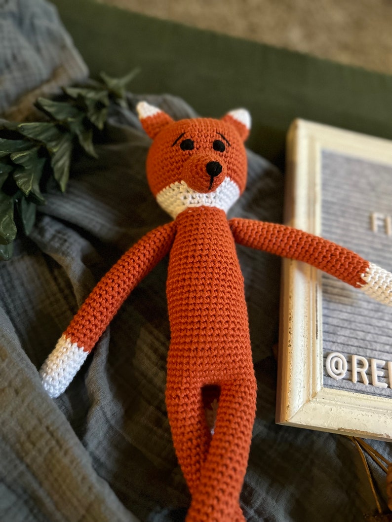 Finnegan Fox | Woodland Amigurumi Stuffed Animal Toy | Long Legged ...