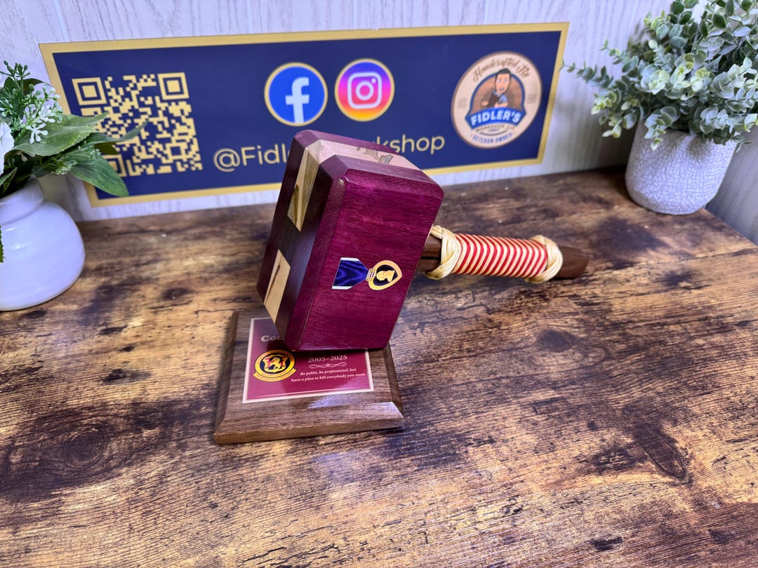 Custom Military Thor Hammer, War Hammer, Large Gavel, Mallet, Navy ...