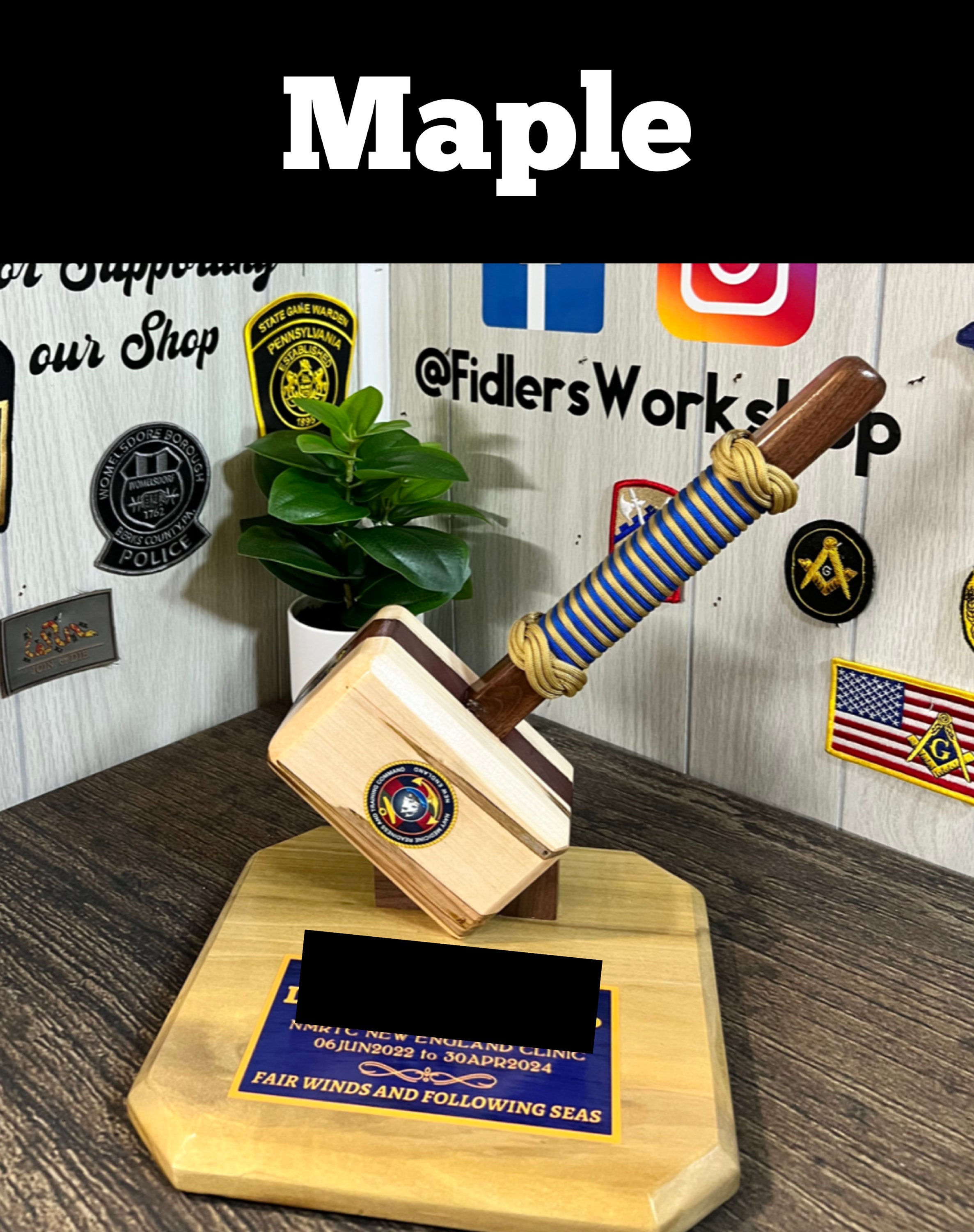 Custom Military Thor Hammer, War Hammer, Large Gavel, Mallet, Navy ...