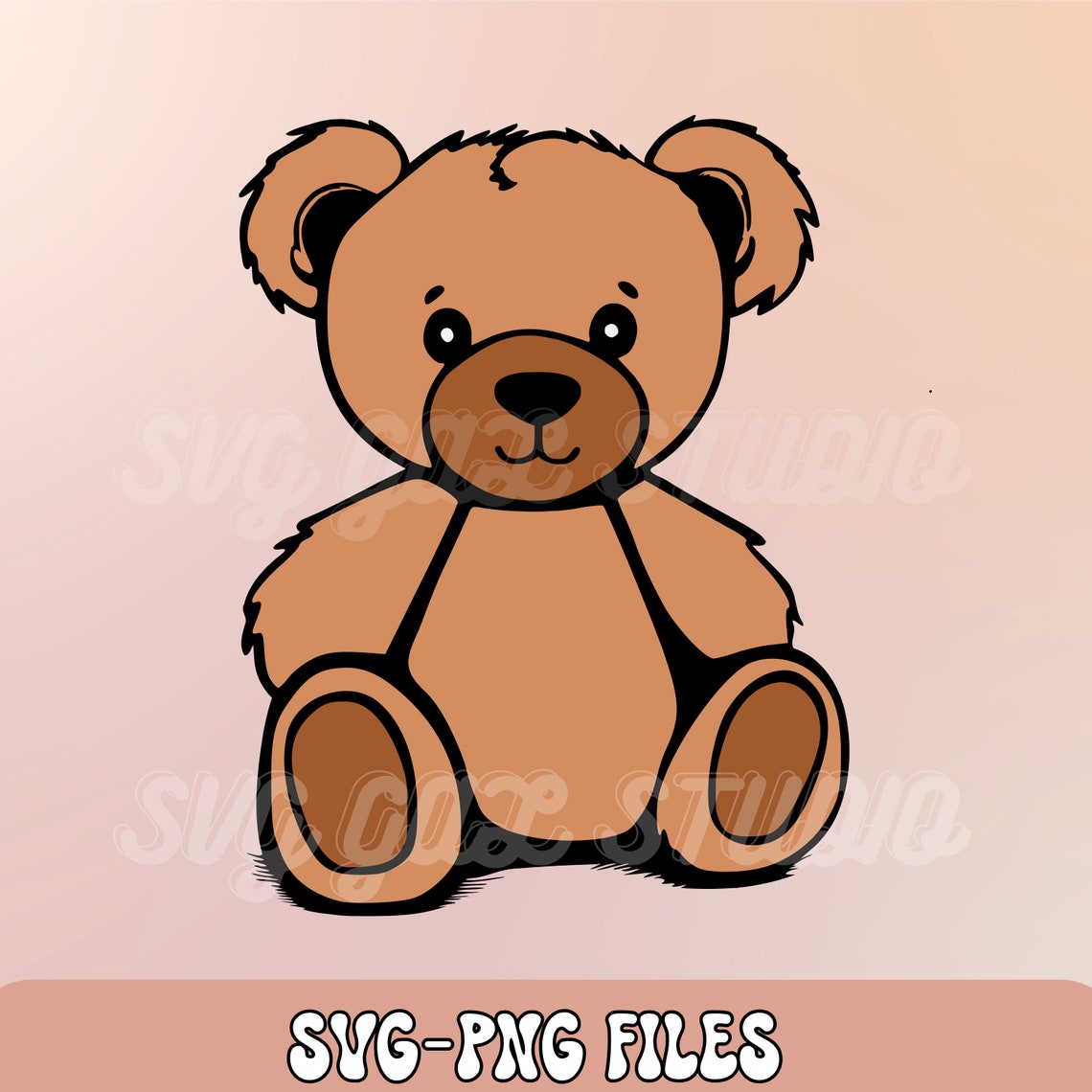 Teddy Bear SVG Teddy Bear PNG Bear SVG Cricut Cut Files - Etsy