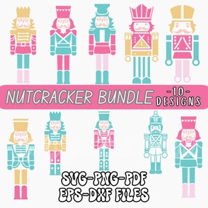 10 Nutcracker Svg Png Bundle Nutcracker Clipart Christmas - Etsy