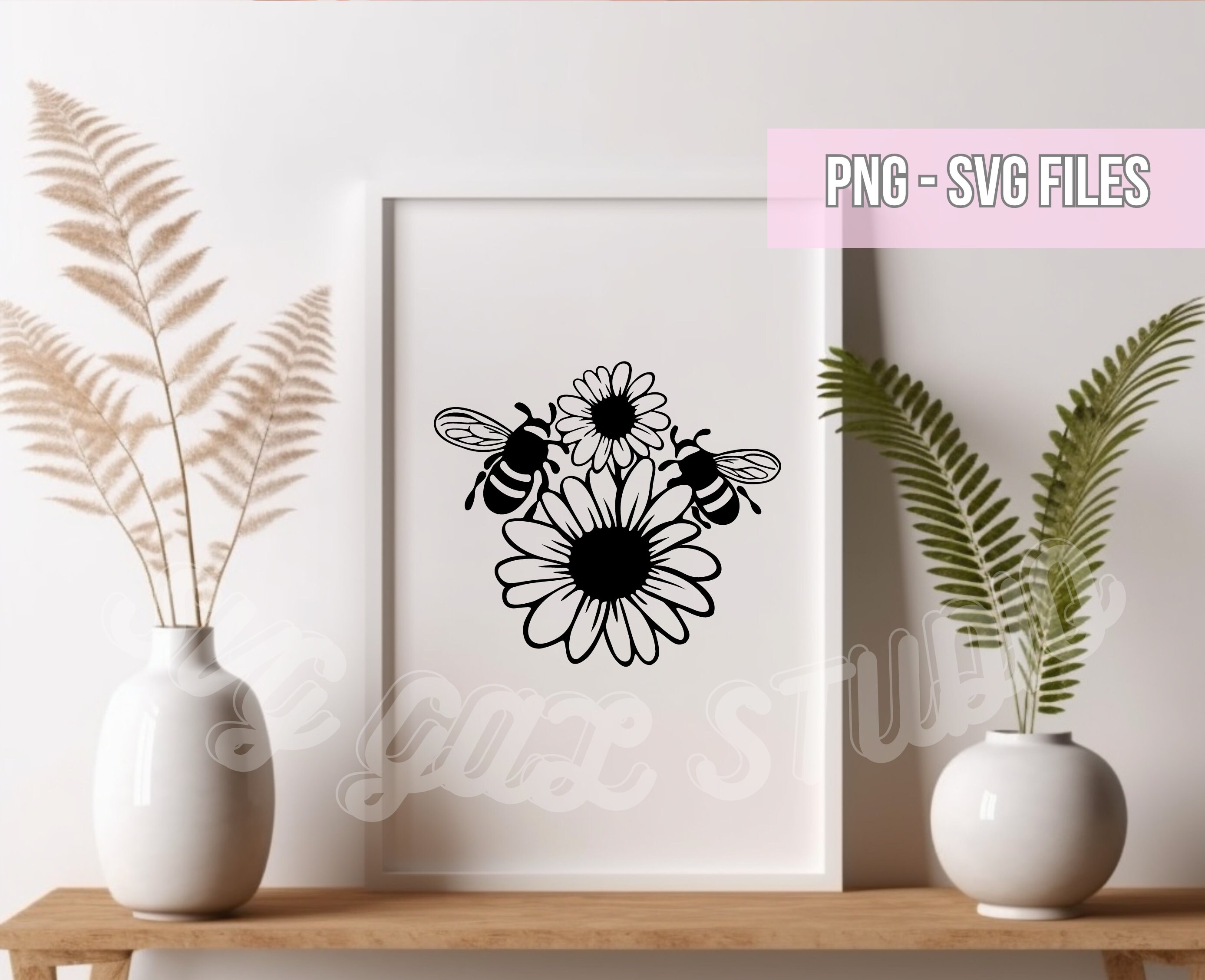 Bee SVG Bumble Bee, Bee Svg, Daisy SVG, Honey Bee Svg, Bumble Bee Svg ...