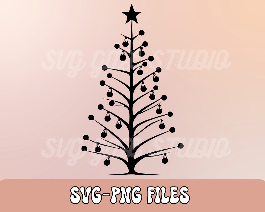 Christmas Tree Svg, Christmas Svg, Christmas Tree Lights Svg, Christmas ...