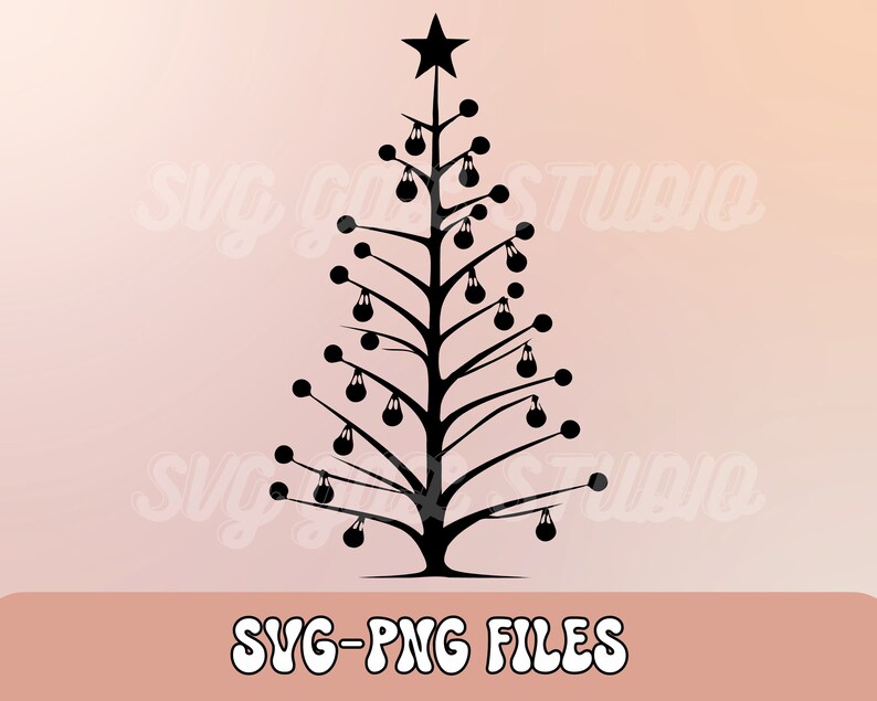 Christmas Tree Svg, Christmas Svg, Christmas Tree Lights Svg, Christmas ...