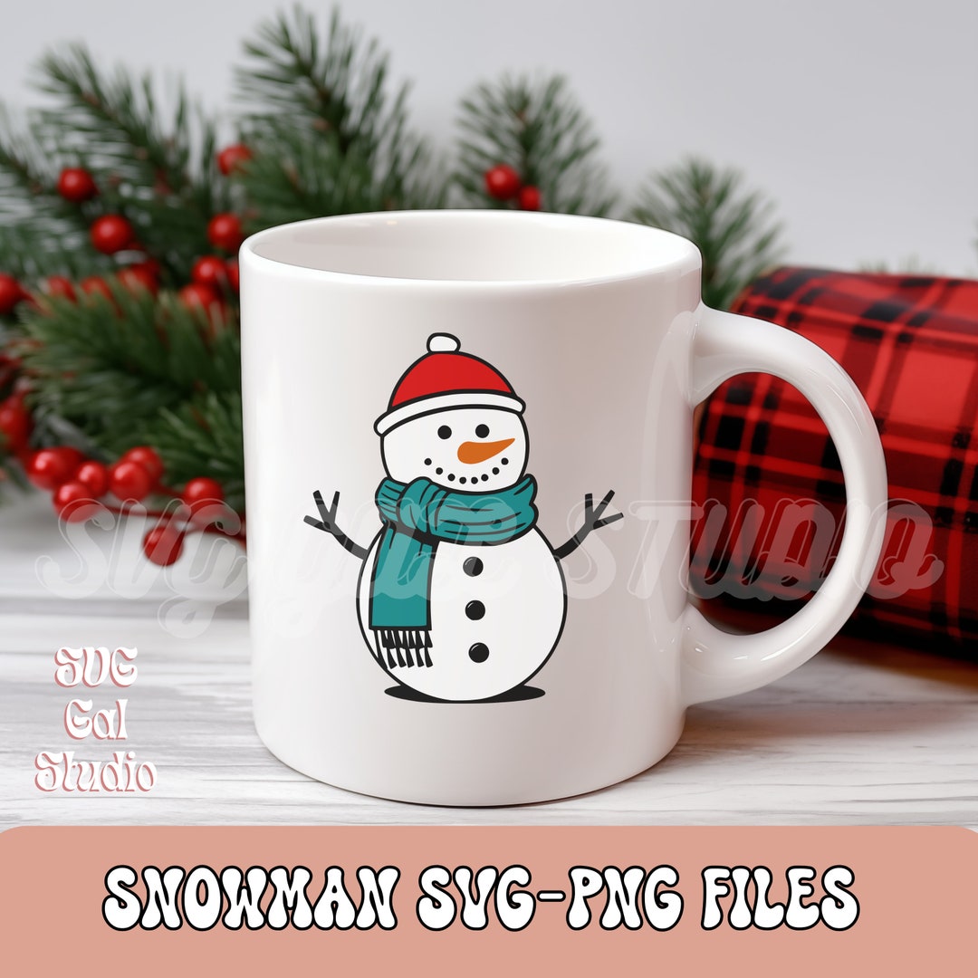 Snowman SVG, Snowman Face SVG, Snowman Clipart, Christmas Svg, Snowman ...