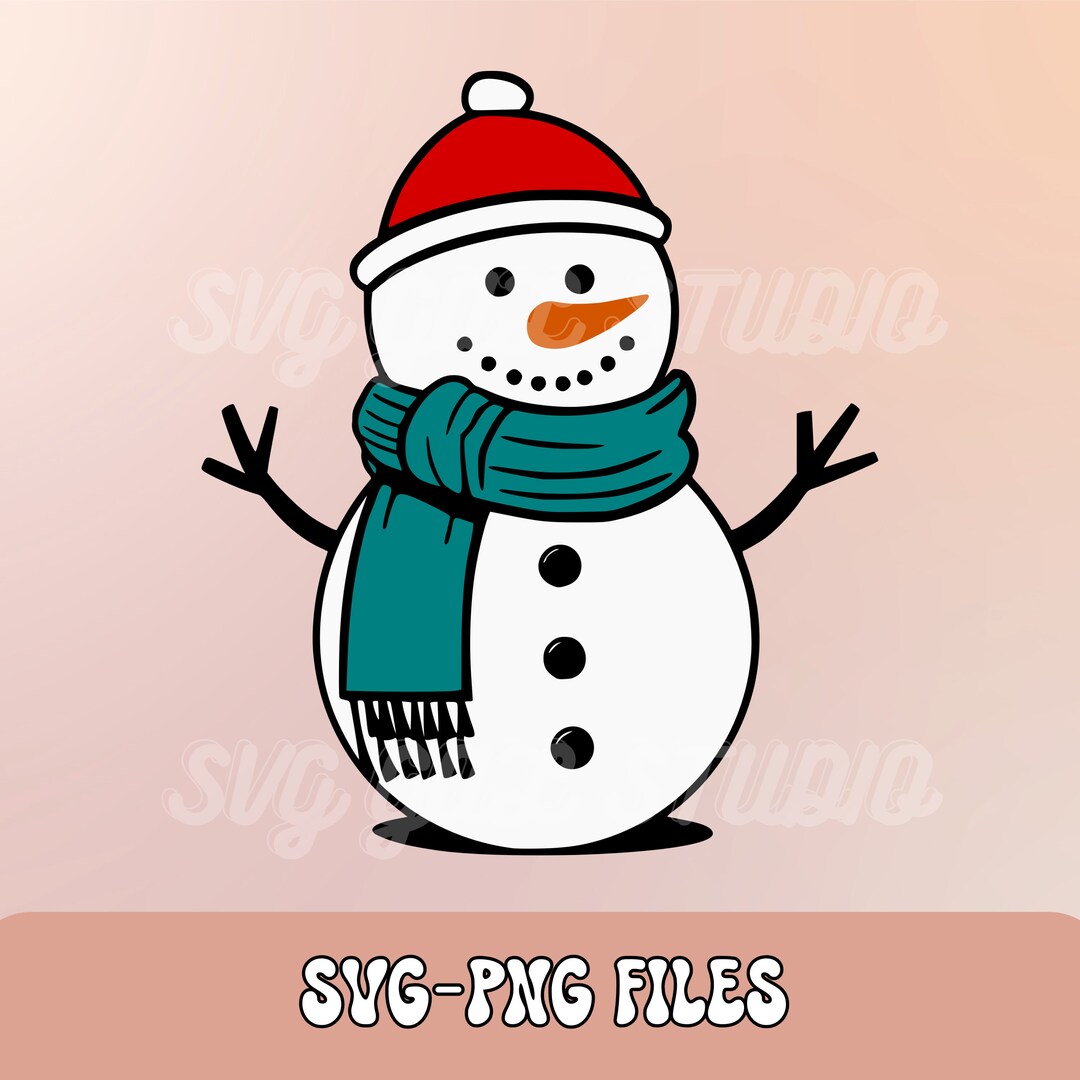 Layered Snowman SVG Snowman SVG Snowman Clipart Christmas - Etsy