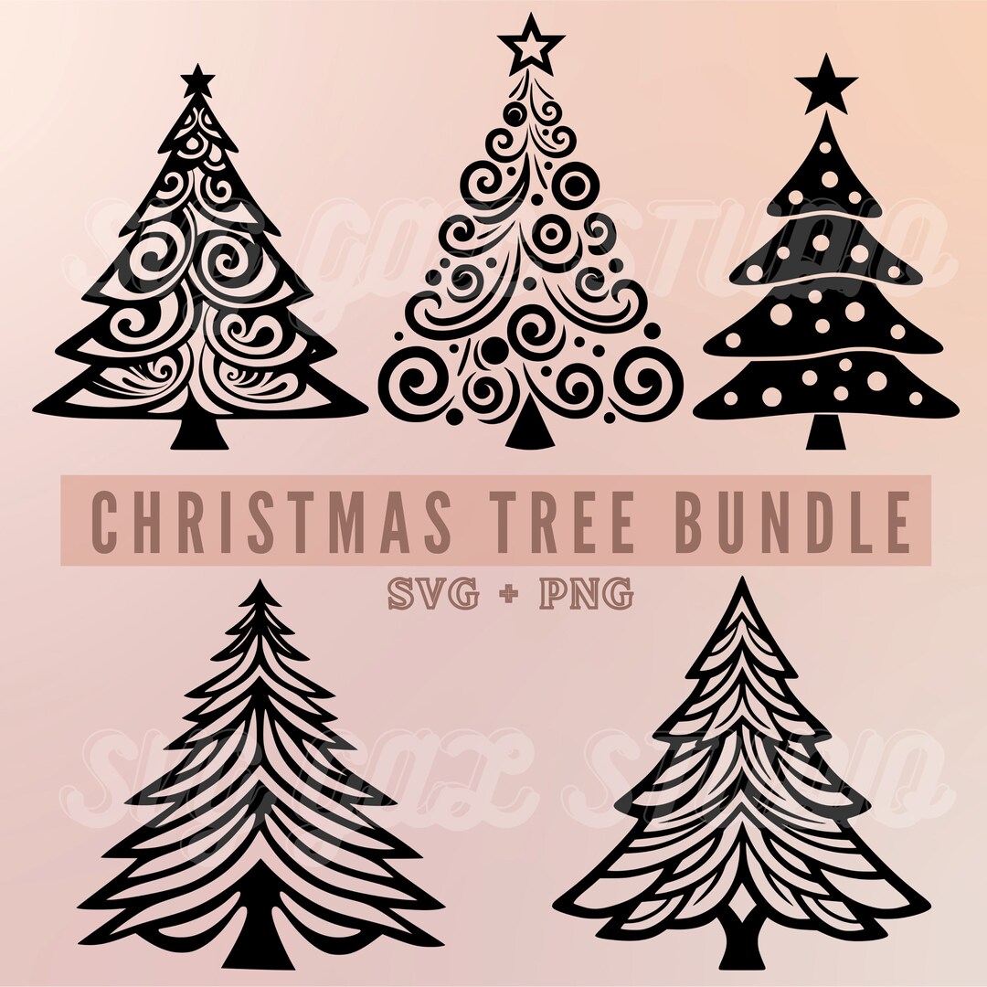 Christmas Tree Svg Bundle, Christmas Svg, Christmas Tree Svg, Christmas ...