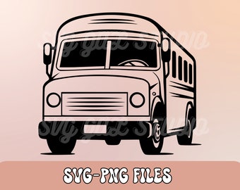 Halloween School Bus PNG Spooky School Bus Driver Vehicle Bus - Etsy