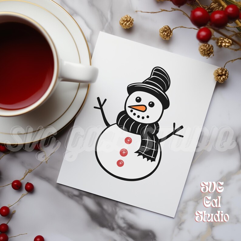 Snowman Svg Snowman Face SVG Snowman Clipart Christmas Svg - Etsy