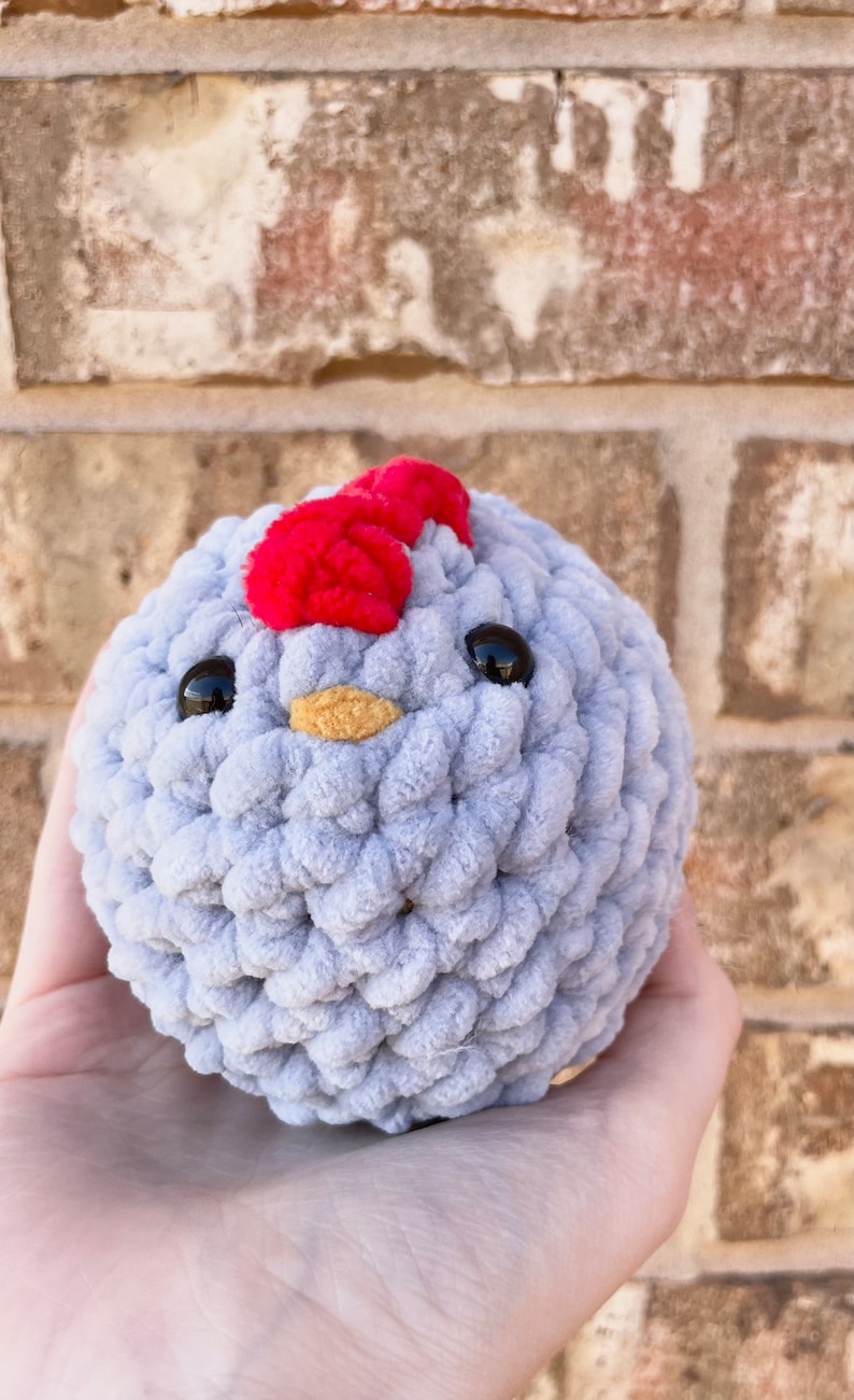 No-sew Henrietta the Chicken Crochet Pattern- Adorable Chicken DIY ...