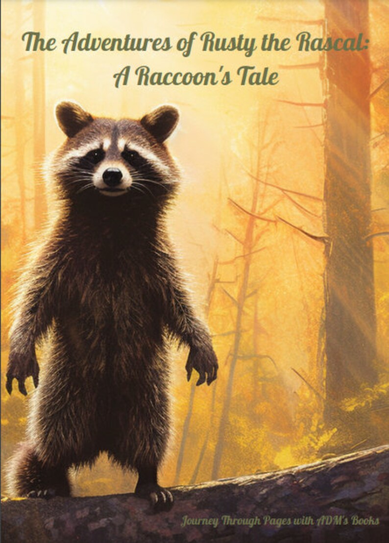 The Adventures of Rusty the Rascal: A Raccoon's Tale - Etsy