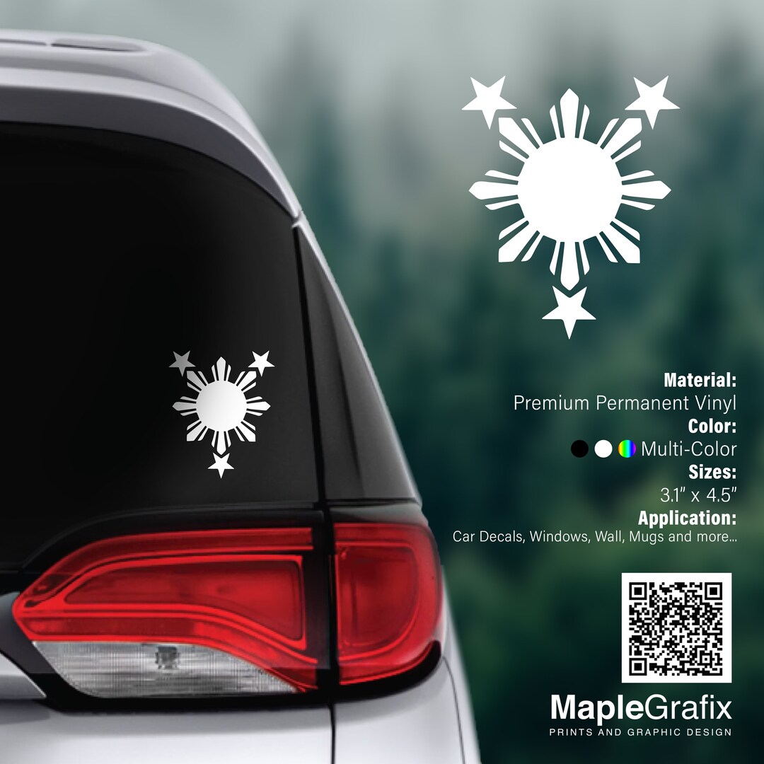 Philippine Sun Decals - Etsy