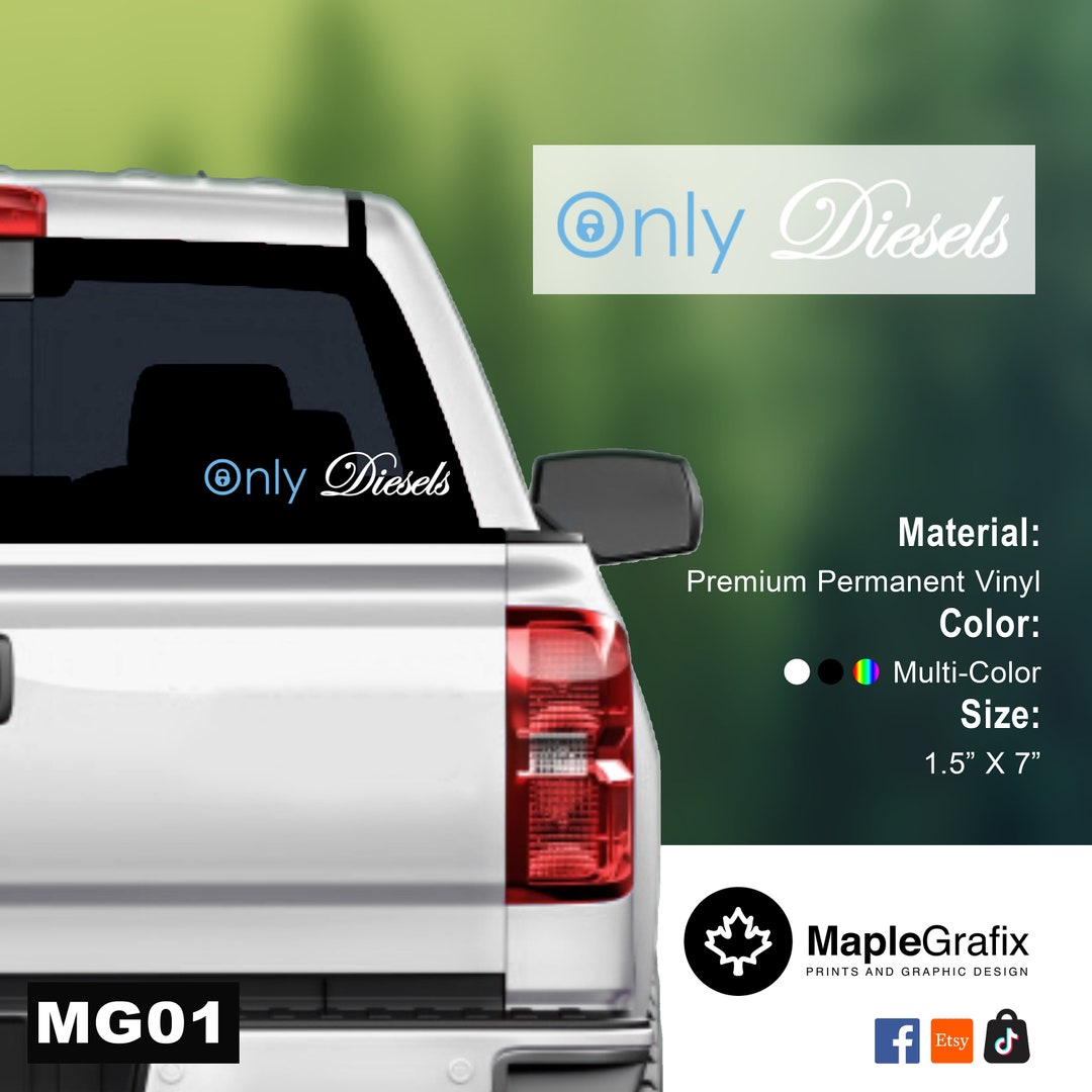 ONLY DIESELS DECALS - Etsy