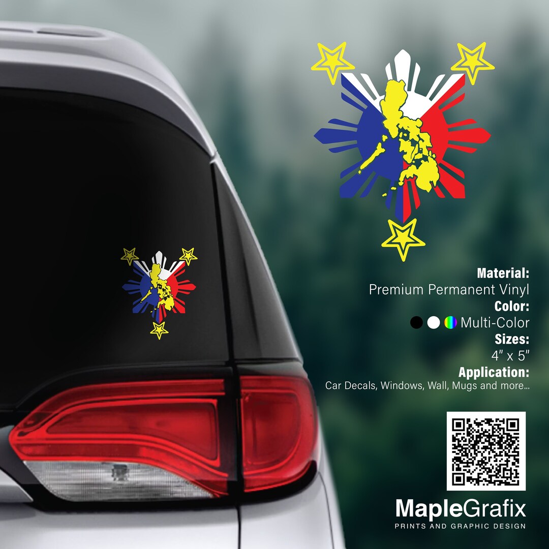 Philippine Map Decals - Etsy Canada