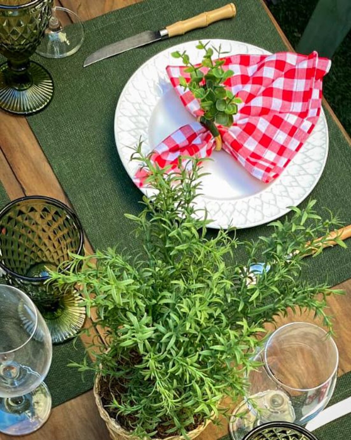 Tuscany Table Setting. Create Your Tablescape With Our Placemat, Napkin ...