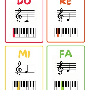 Dutch Music Notes Flash Cards - Printable PDF Educational Resource - Etsy