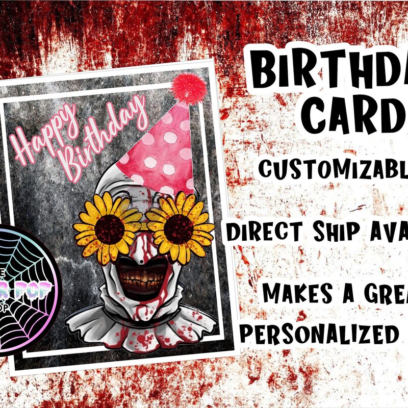 Scary Birthday - Etsy