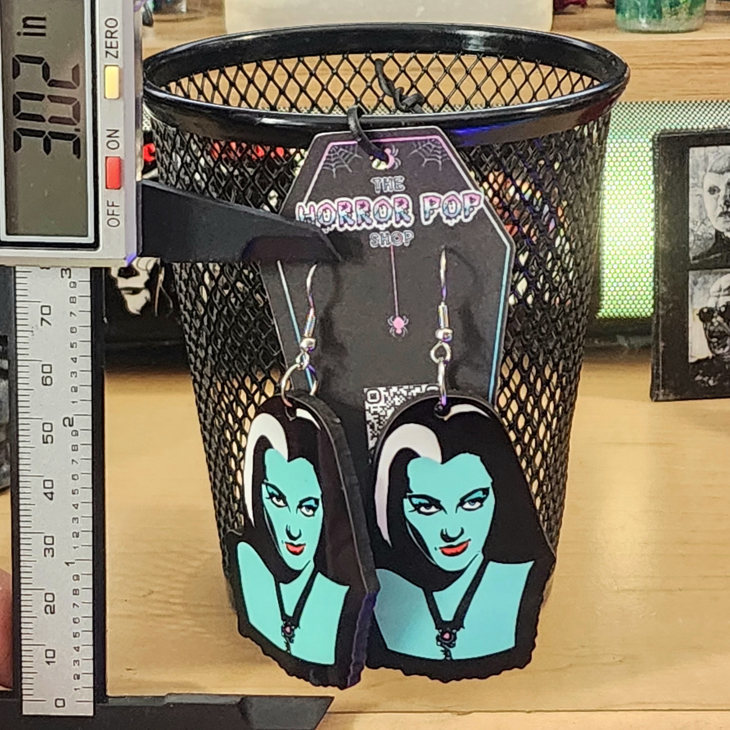 Monster TV Show Large Earrings Stainless Stud Posts, French Hooks, or ...