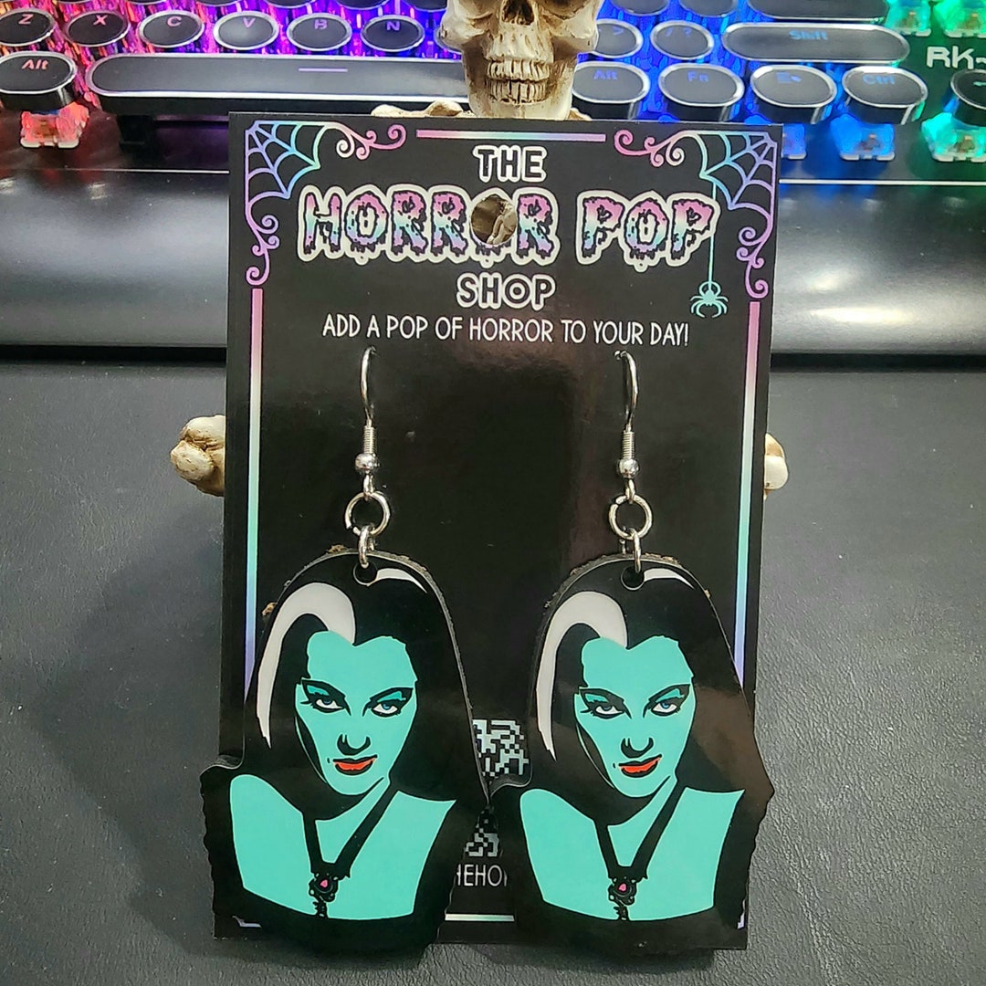 Monster TV Show Large Earrings Stainless Stud Posts, French Hooks, or ...