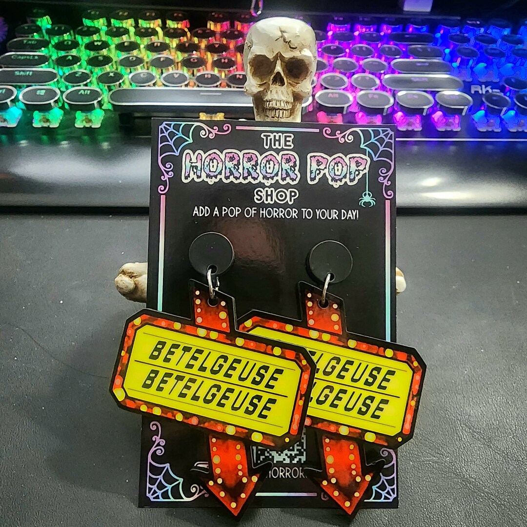 Strange and Unusual Large Earrings With Stainless Stud Posts, French ...